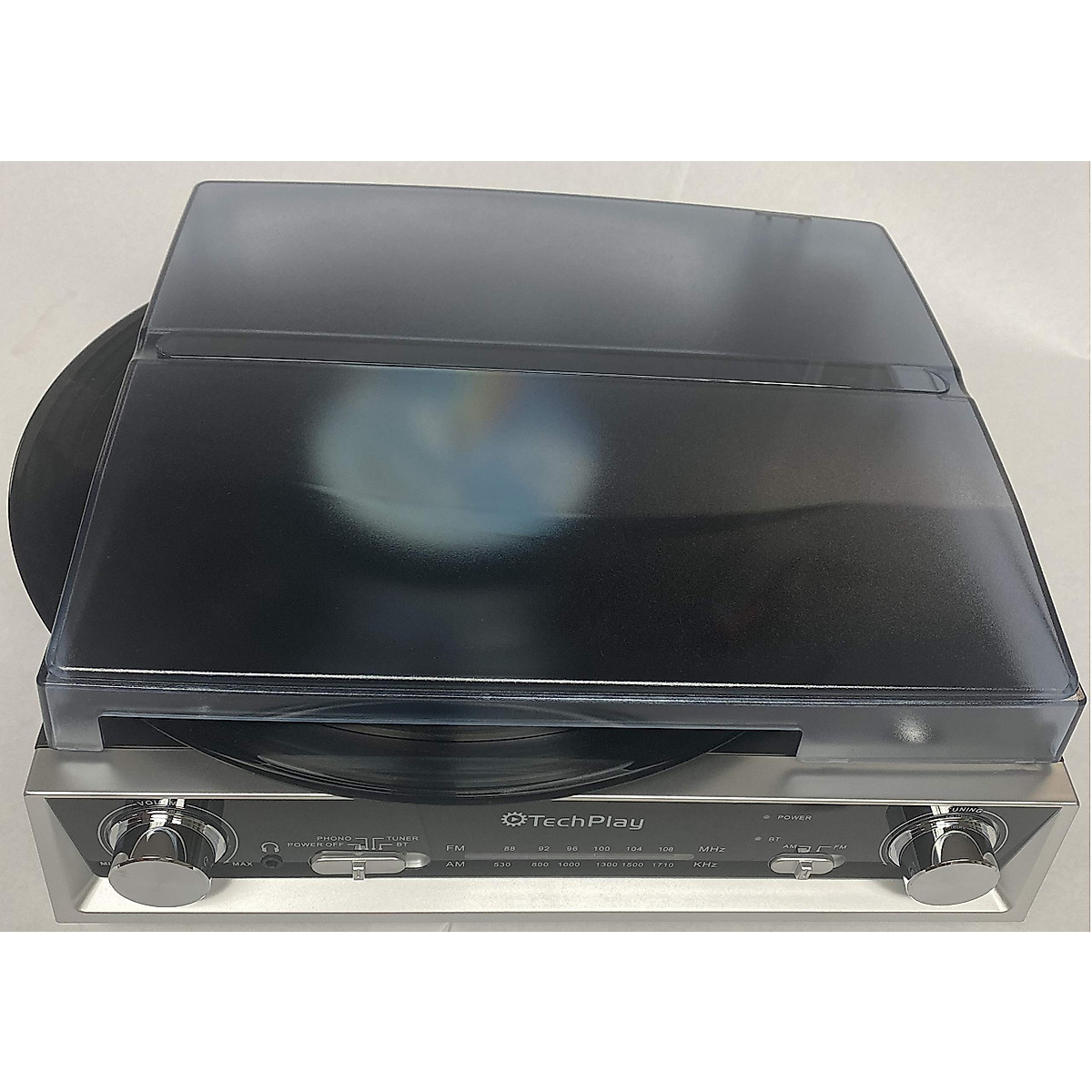 TechPlay ODC107BT, Bluetooth Connection, 3-Speed Turntable FM Radio