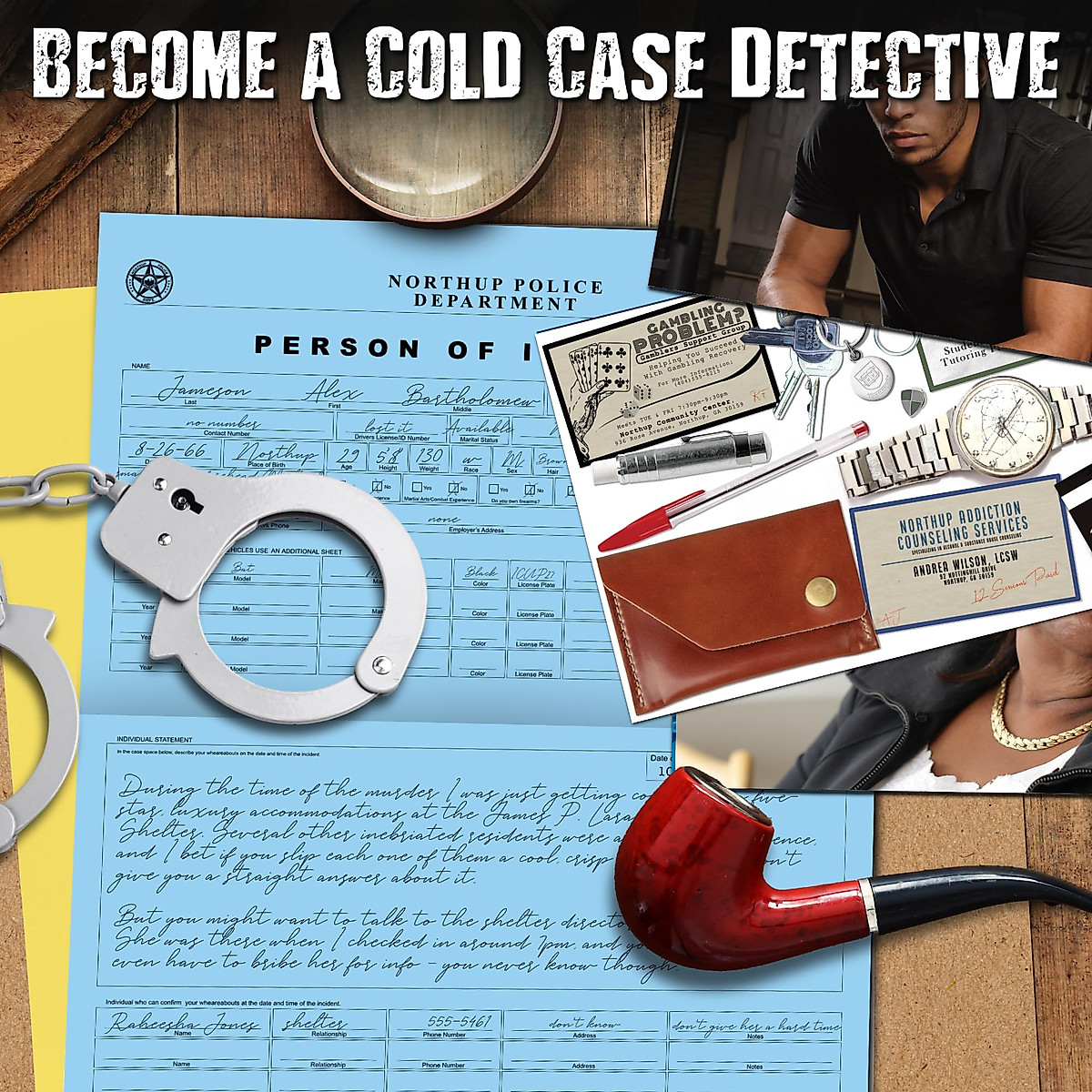 Unsolved Case Files | Cahill, Max - Cold Case Murder Mystery Game - Can You Solve The Crime?