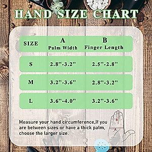 HANDLANDY Long Garden Gloves Thorn Proof for Women & Men, Rose Pruning Gauntlet Gloves, Best Protection Tool for Gardener (Green, Small)