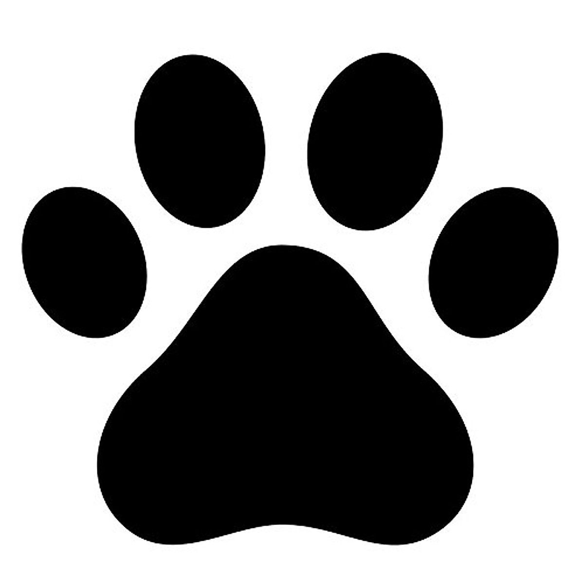 16x20 Dog Paw, Dog Print Stencil Made from 4 Ply Matboard