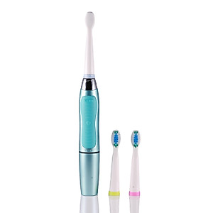 SONICETY Electric Toothbrush HI-910 Sky Blue (Value Pack Includes 3 Brushheads)