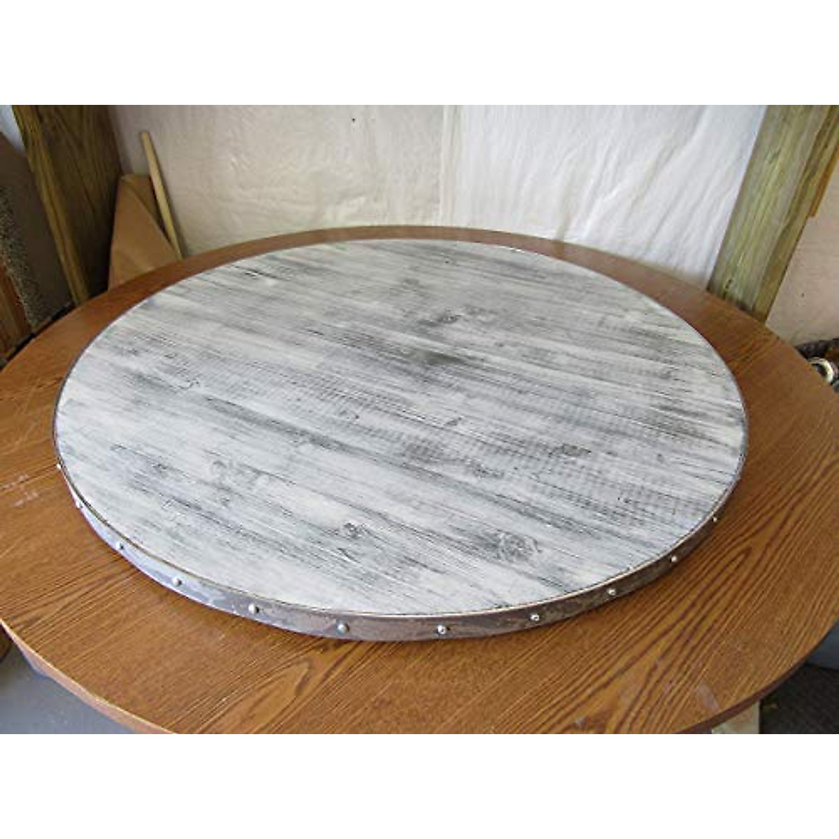 36" Large Lazy Susan for 72" Dining Table