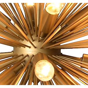AA Warehousing 12 Light Gold Finish Chandelier