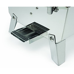 Camco Grill-Stow N Go 125 Portable Propane Gas Grill with Push Button Igniter, Temperature Gauge, and Storage Bag for RV, Tailgating, and Camping