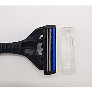 TravelWell Pack of 48 Disposable Razors in Bulk 3-Blade Used in Hotels Motels Beauty Salons Homes Professional | Travel Size Toiletries | Hotel Toiletries Bulk Set