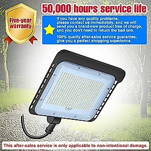 NJHIKG 100W LED Flood Lights Dusk to Dawn Photocell Sensor,Outdoor Waterproof IP65,13740LM Super Bright 5000K Daylight,Commercial Lighting Adjustable Knuckle Mount,110V Floodlight for Garden,Rooftop