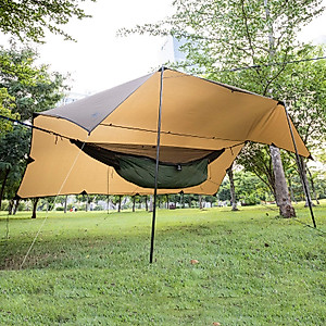 OneTigris Hideout Hammock Underquilt + Bulwark All Season Camping Tarp