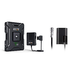 Anton Bauer Titon Base Kit, 68Wh/14.4V Battery, Compatible with Blackmagic Pocket Cinema 4K / 6K, LEMO and LP-E6, Lithium Battery Pack, Battery Replacement, Quick Release Battery
