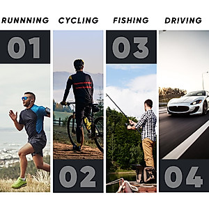 Myway Luxury Real Glass Polarized Sunglasses for Men Women Sun Glasses Green Polarized Lens Italian Style Driving Fishing Golfing (1 Pack)