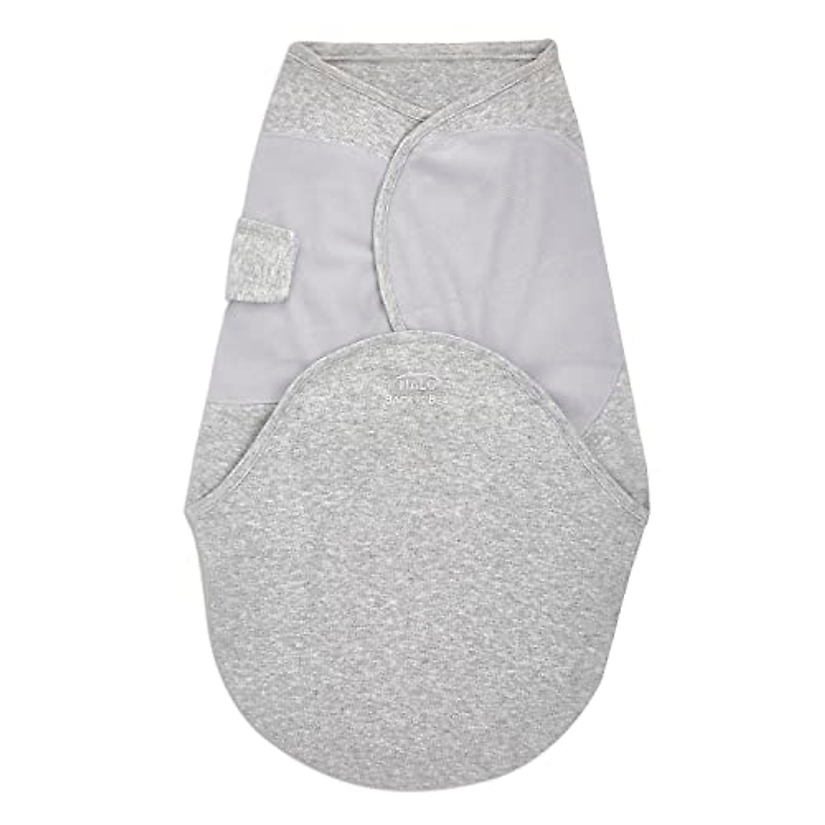 HALO SwaddleSure Adjustable Swaddling Pouch, 100% Cotton, TOG 1.0, Heather Grey, Newborn, 0-3 Months