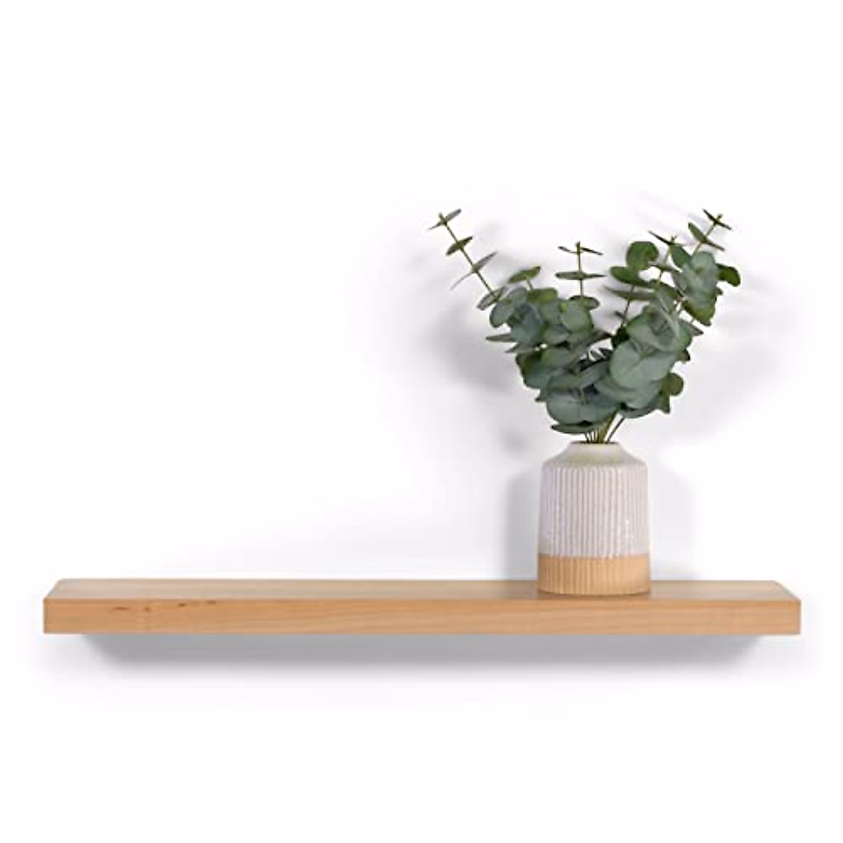 DAKODA LOVE | Solid Maple Wood Floating Shelf | Premium Craftsman Quality (30" L x 8" D x 1.38" H)