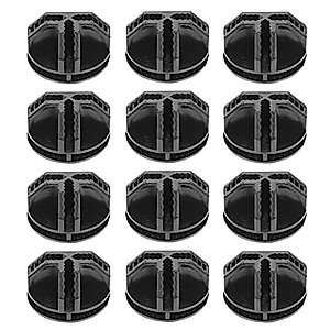 balacoo Wire Connectors Mesh Fence 12pcs Plastic Connector Wire Cube Connectors Modular Organizer connectors Closet Storage connectors Wire Grid Cube Cabinet Shelf Storage Racks Shelves