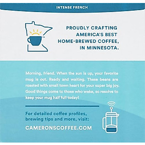 Cameron's Coffee Single Serve Pods, Intense French, 12 Count (Pack of 1)