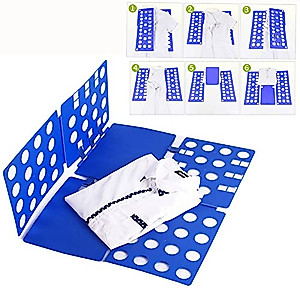 PNPCORP Upgrade Tshirt Shirt Folding Board for Adult, Laundry Clothes Folder, Durable Plastic Folder (Pink)