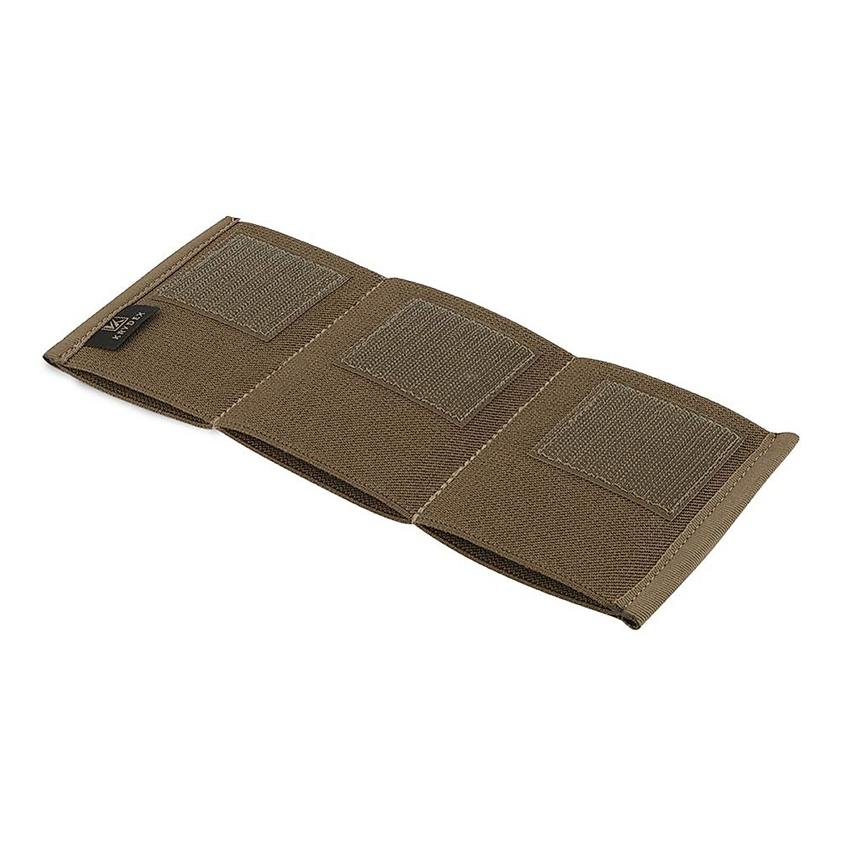 KRYDEX Triple 5.56 Magazine Holder Elastic Mag Holder with Hook Fasteners for MK3 and MK4 Chest Rig (Coyote Brown)