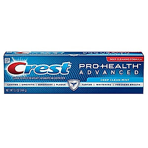 Crest Pro-Health Deep Clean Mint Toothpaste, 5.1 oz (Pack of 3)