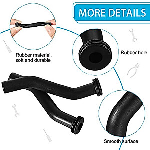 Tondiamo 6 Pieces 596163 Vacuum Hose Compatible with Briggs and Stratton, Black