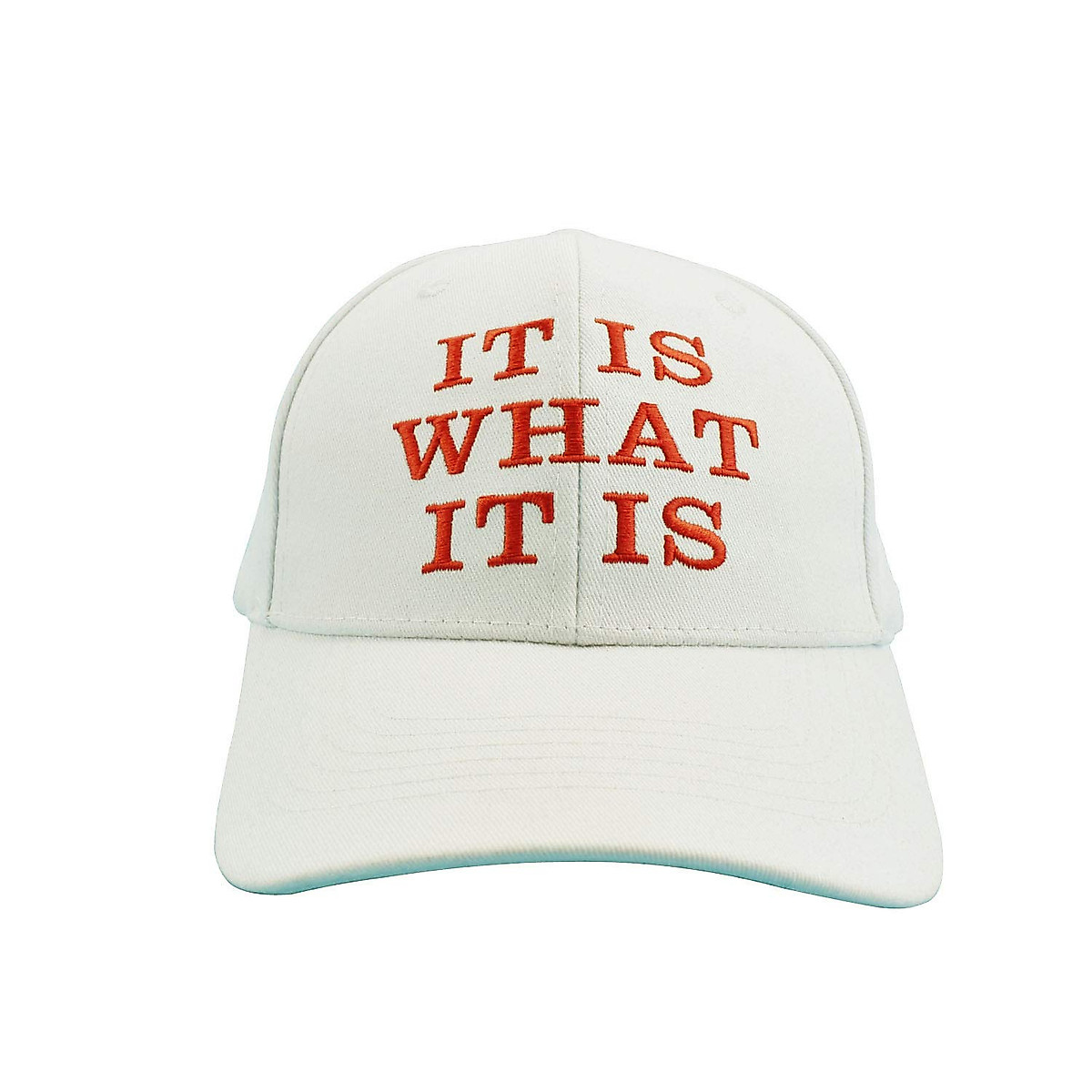 Dnoymab Trump 2020 Presidential Voting Election Campaign hat, it is What it is Hat Adjustable Black Baseball Cap for Men Custom Vintage Flexfit Dad Hats Unisex (White)