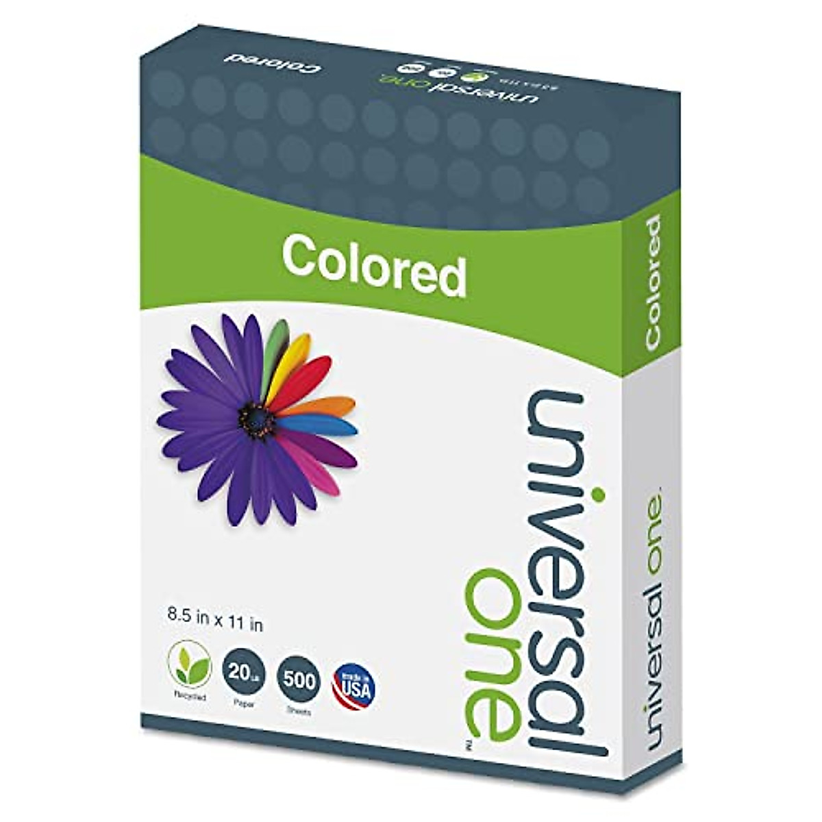Universal 11212 Colored Paper, 20lb, 8-1/2 x 11, Orchid, 500 Sheets/Ream, UNV11212