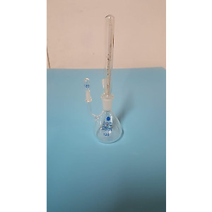 beyondsupply-Lab Glass Specific Gravity Bottle Pycnometer 25ml Thermometer New