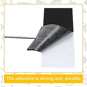 Pajean 24 pcs Black Fingerboard Foam Grip Tape 110 x 38 x 2 mm Fingerboard Deck Grip Tape Fingerboard Stickers Skateboard Foam Grip Tape for Fingerboards, Anti Slip