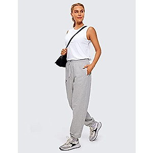 CRZ YOGA Pima Cotton Workout Tank Top for Women Loose Sleeveless Tops High Neck Yoga Tanks Athletic Gym Shirts White X-Large