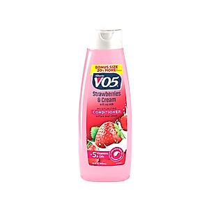 Moisture Milks Conditioner Cream, 12.5 oz, Strawberries by Vo5 (Pack of 2)
