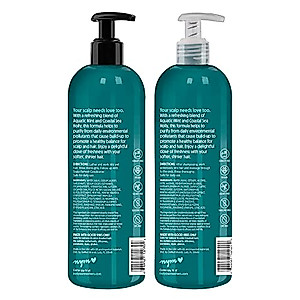 Not Your Mother's Naturals Scalp Refresh Shampoo and Conditioner Set - 98% Naturally Derived Ingredients, Sulfate-Free Shampoo and Conditioner for All Hair Types (Aquatic Mint & Sea Holly)