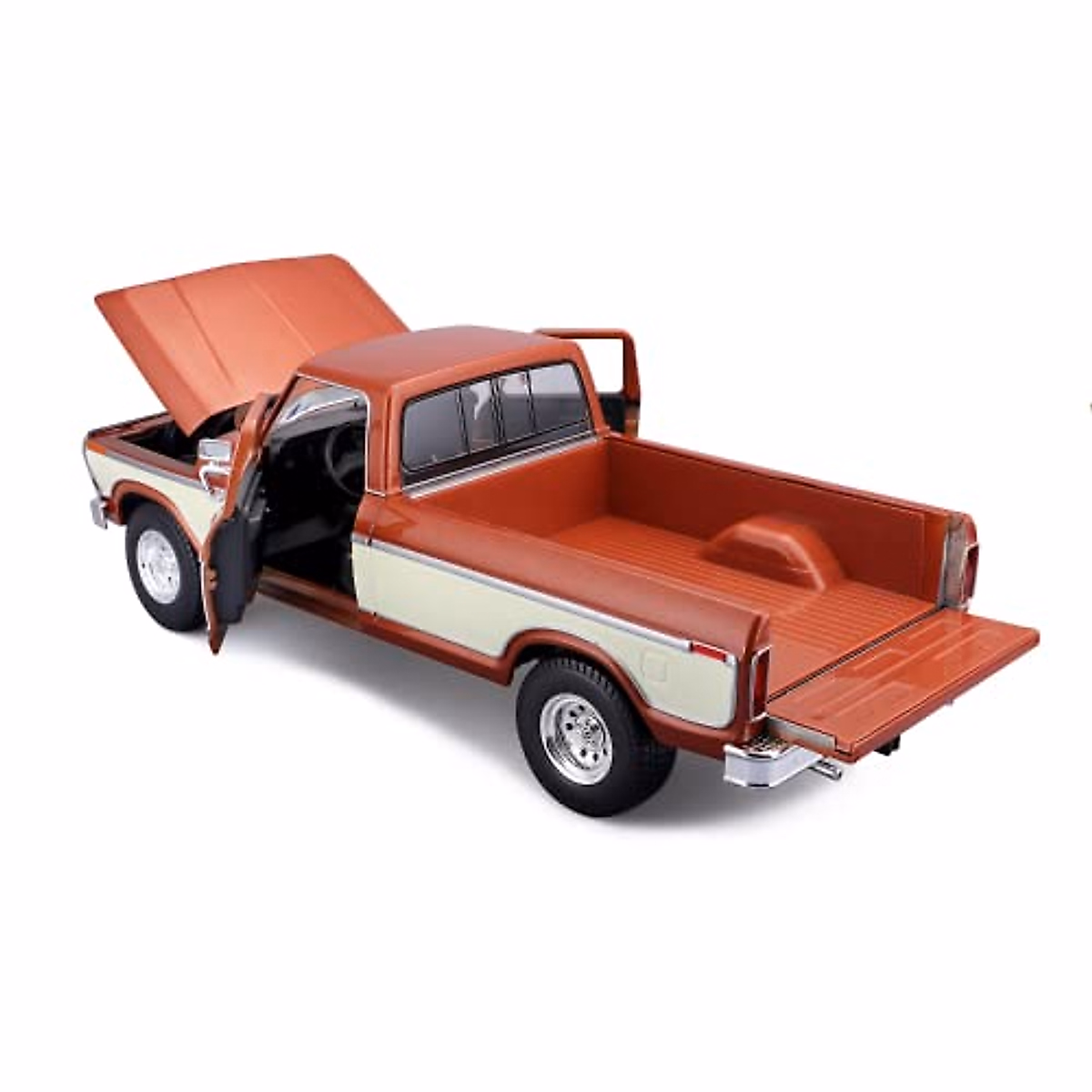 Maisto - 1/18 Scale Model Compatible with Ford Replica Miniature Model Classic Vintage Collectible F150 Pick-up 1979 (Blue)