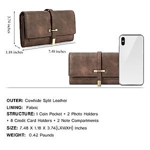 CLUCI Women Backpack Bundle with Women Wallet