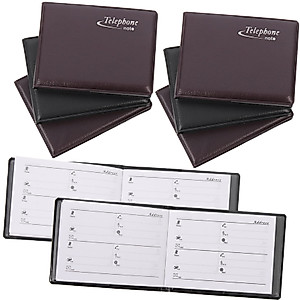 Ciieeo 10pcs Mini Phone Book Credit Card Wallet Mini Pocket Notebook Small Credit Card Wallet Password Book Password Keeper Organizer Pocket Address Book Paper Black Office Phone Book