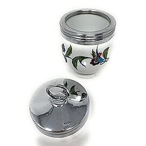 Royal Worcester Palmyra Porcelain Made In England Single Egg Coddler Poacher