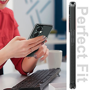 Foluu for OnePlus Nord N30 5G/OnePlus Nord CE 3 Lite 5G Case, Hard PC Back & Soft TPU Bumper Protective Shockproof Case for OnePlus Nord N30 5G 2023