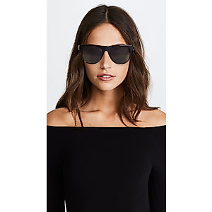 Versace VE 4346 GB1/87 Black Plastic Round Sunglasses Grey Classic Lens