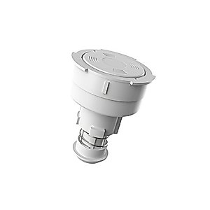Color Match PCC2000R-01 Standard Replacement in-Floor Cleaning Head - White