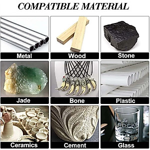 New 10 Pcs 1/8" Shank Tungsten Carbide Milling Cutter Rotary Tool Burr Double Diamond Cut Rotary Tools Electric Grinding ( Color : 1 Pack )