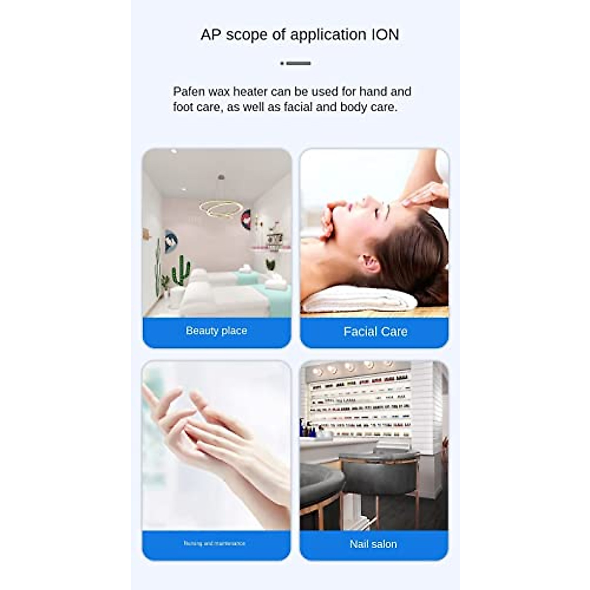 Single Pot Wax Warmer Professional Electric Wax Heater Machine Facial Skin SPA Equipment with Adjustable Temperature Set with Wood Craft Sticks（50 Pcs）