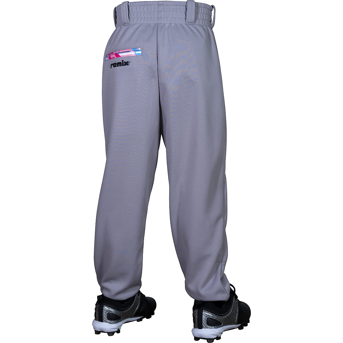 Rawlings REMIX | T-Ball & Youth Baseball & Softball | Game/Practice Pants | Grey/Pink | Small