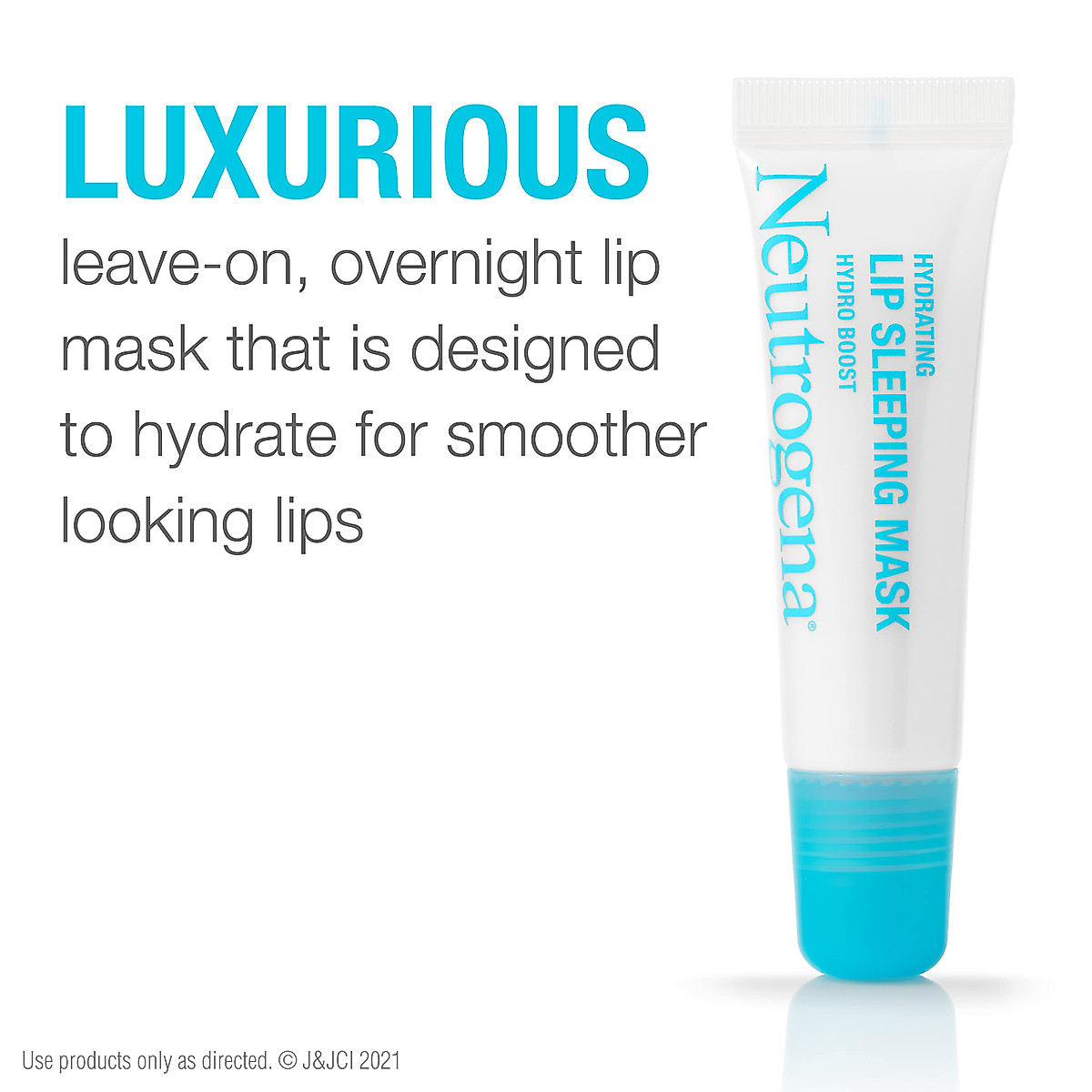 Neutrogena Hydro Boost Hydrating Lip Sleeping Mask with Hyaluronic Acid, Clear Overnight and Daily Moisturizing Treatment for Very Dry Lips, Fragrance Free Squeeze Tube Lip Balm, 0.35 oz