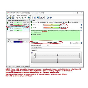 HGST Ultrastar 7K6000 4TB 7200 RPM SATA 128MB Cache 3.5" Internal Enterprise Hard Drive - HUS726040ALE610 (0F23005) (Renewed)