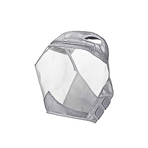 Harrison Howard CareMaster Horse Fly Mask Standard Moonlight Silver Medium Cob