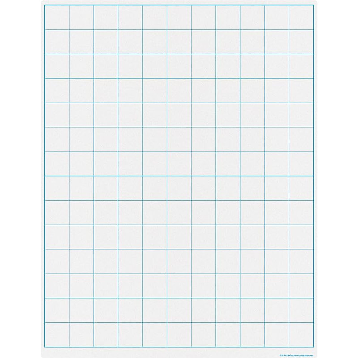 Teacher Created Resources Graphing Grid 1-1/2 Inch Squares Write-on/Wipe-off Chart