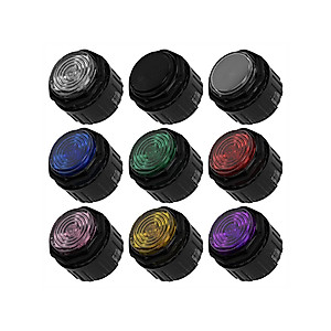 Gamerfinger Mechanical Button HBFS-30-SCREW BLACK 30mm (10 PCS CLEAR WHITE)