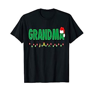 Christmas Grandma Santa Matching Family T-Shirt