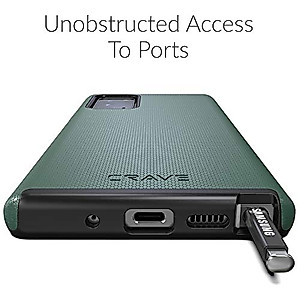 Crave Note 20 Case, Dual Guard Protection Series Case for Samsung Galaxy Note 20 - Forest Green