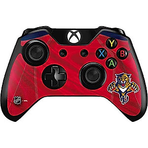 Skinit Decal Gaming Skin Compatible with Xbox One Controller - Officially Licensed NHL Florida Panthers Jersey Design