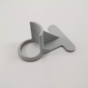 2 X Swimming Pool Pipe Holders : Grey Holds Pipes 30Mm to 37Mm Designed to Fit On Intex Pools