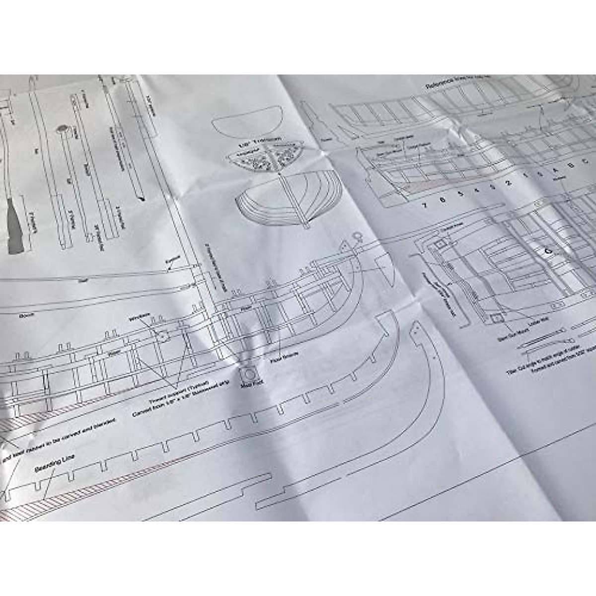 Model Shipways MS1460 18th Century Armed Longboat 1:24 Scale - Laser Cut Wood, Metal & Photo-Etched Brass Kit