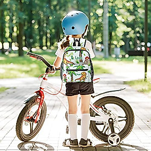 Deven Dinosaur Personalized Mini Kids Toddler Backpack,Waterproof Back Packs Bag for Girls Boys School & Travel