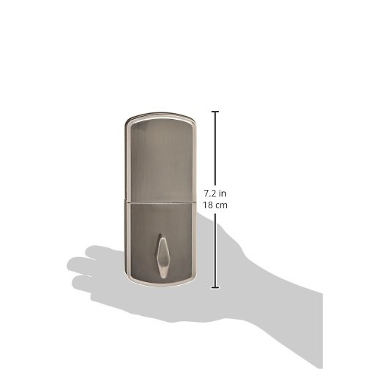 MiLocks WF-02SN Digital Deadbolt Door Lock with Keyless Entry via Remote Control for Exterior Doors, Satin Nickel